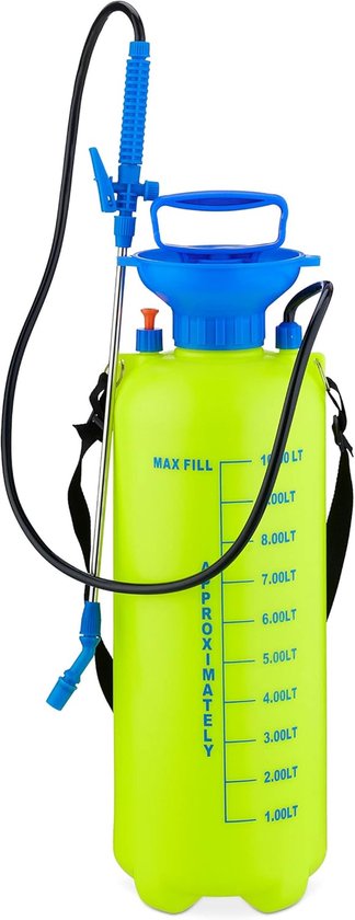 Drukspuit 10 liter voor Planten en Onkruidbestrijding - Handspuit met ...