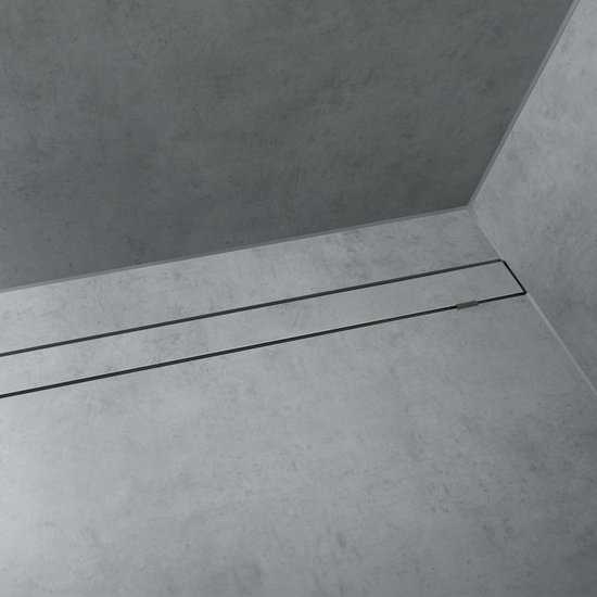 Hansgrohe RainDrain Rock - Douchegoot 800, met rooster, betegelbaar ...