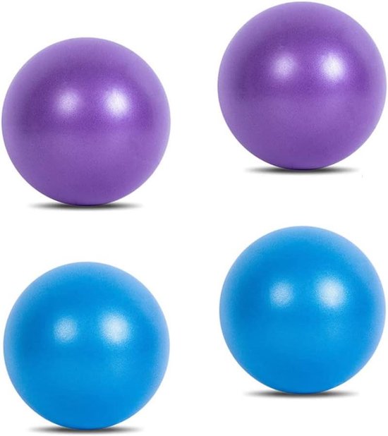 4 stuks 25 cm yogabal voor kinderen - antislip en superlicht - zachte ...