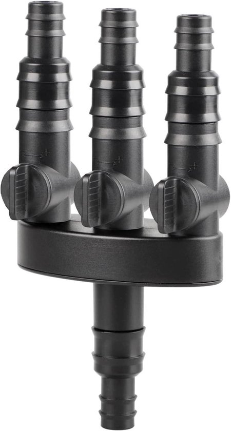 3-weg waterverdeler 1/2 inch (13 mm) en 3/4 inch (19 mm) verstelbare ABS-adapter voor... | bol