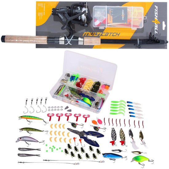 Fish4All Multi-Catch Combo Complete Hengelset 2.70m | Roofvis set | bol