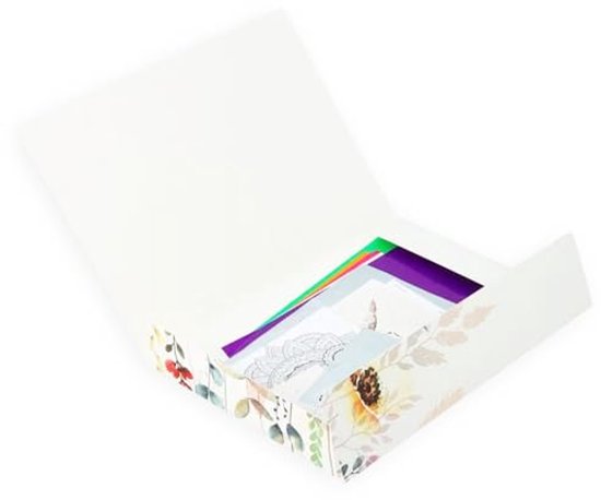 itenga Tekenmap Motief Vlinder DIN A3 - Elastische map Map - voor ...