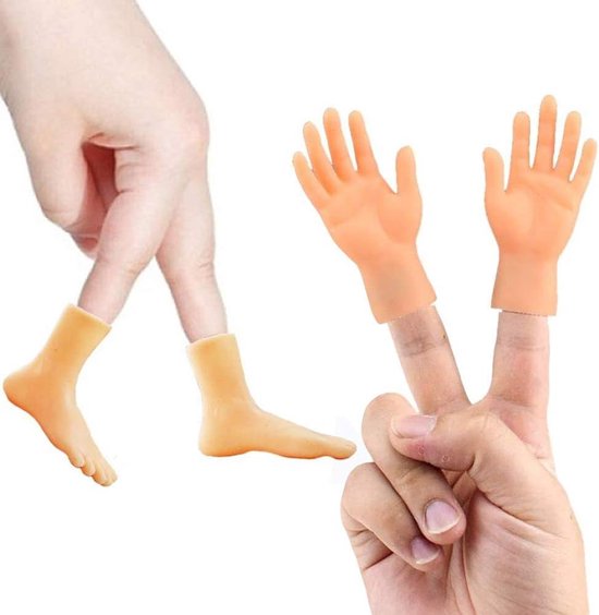Kleine Handen En Voeten Miniatuur Vinger Poppen Mini Vinger Handen Voet ...