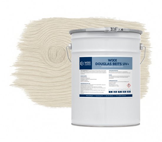 Wixx Douglasbeits UV+ - 20L - Vergrijsd Wit | bol