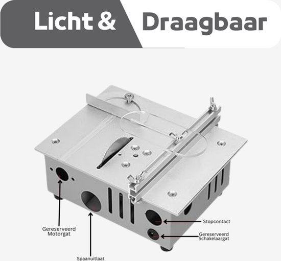 Allecto - Tafelzaagmachine - Multifunctionele Tafelcirkelzaag ...