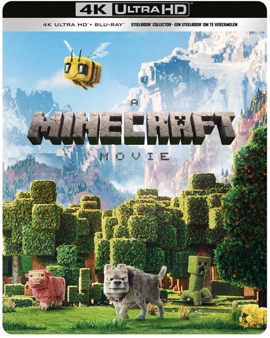 A Minecraft Movie (4K Ultra HD Blu-ray) (Steelbook), Jack Black | Dvd's ...