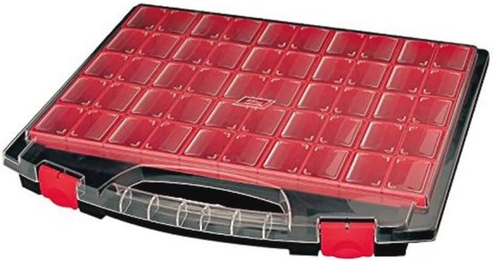 Etui met Uitneembare Laden 50 Stuks - Doorzichtig Deksel, Zwarte Doos ...