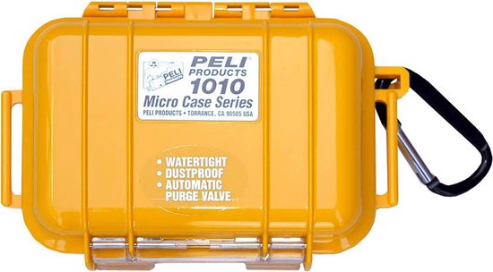 Peli Case 1010 Micro Zwart / Geel | bol