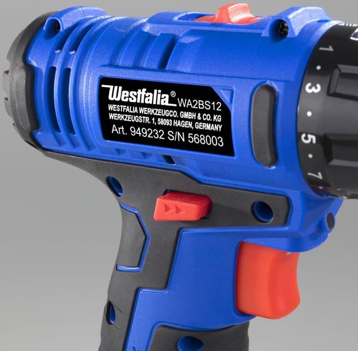 Westfalia Accu Boormachine - 12V - 2 versnelling - tot 1500 rpm | bol.com