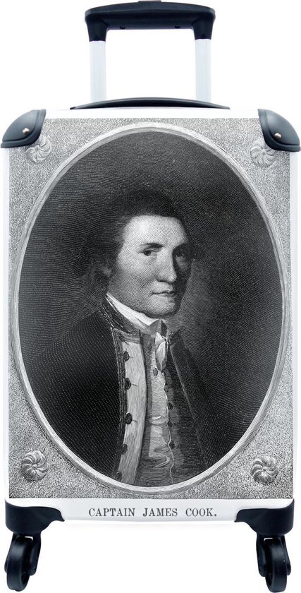 Koffer - tekening van een James Cook in een lijst - Past binnen ...