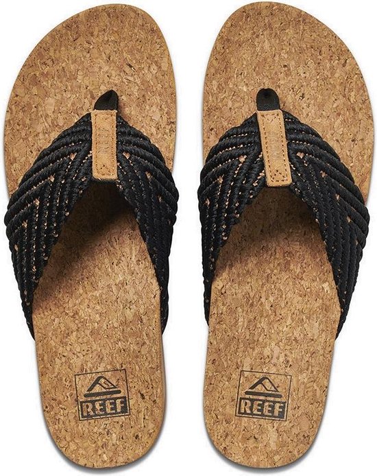 Reef Cushion dames slippers zwart | bol.com