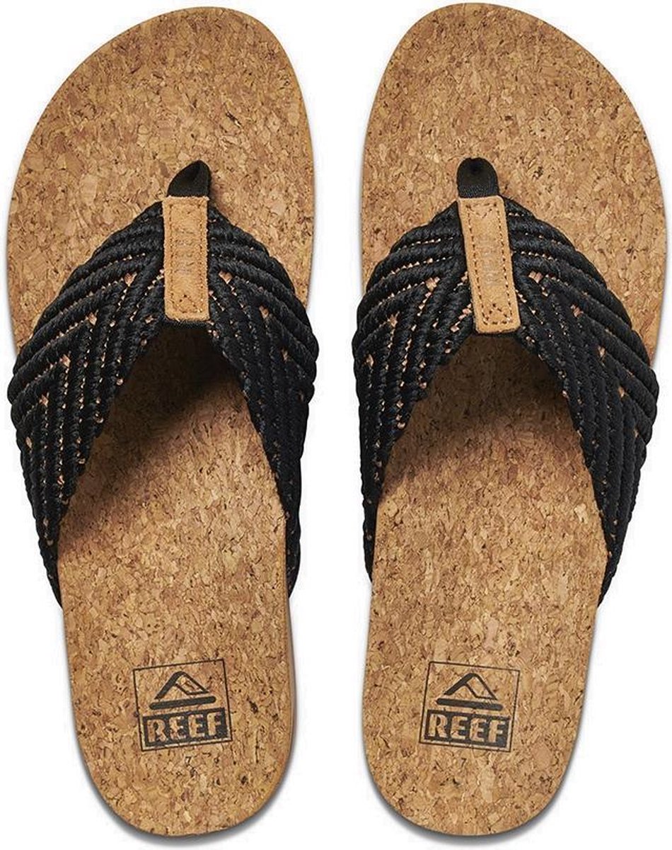 Reef Cushion dames slippers zwart | bol.com