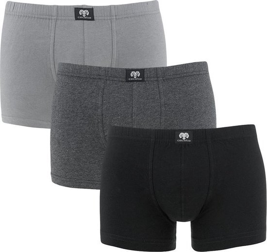 CECEBA Challenger Heren Boxer - 3-pack Multipack - Grijs | bol
