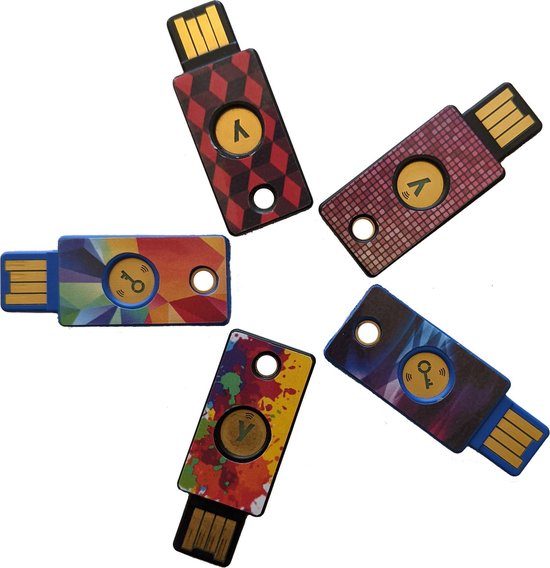 Zerald - 9 Yubikey cover - Yubikey-hoezen. Onderscheid en personaliseer ...