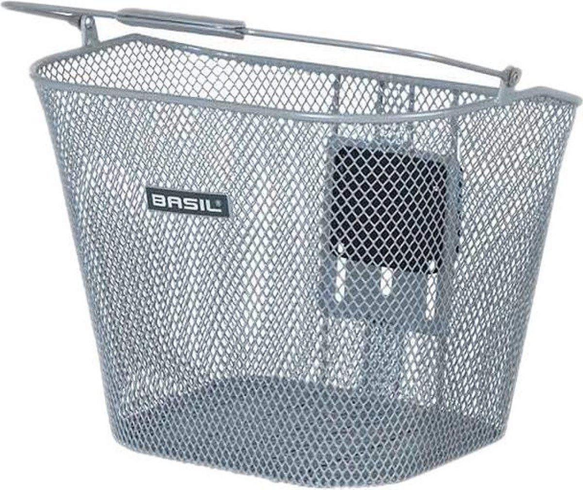 Basil Fietsmand Bremen Kf 14 Liter Staal Zilver - 10229 | bol