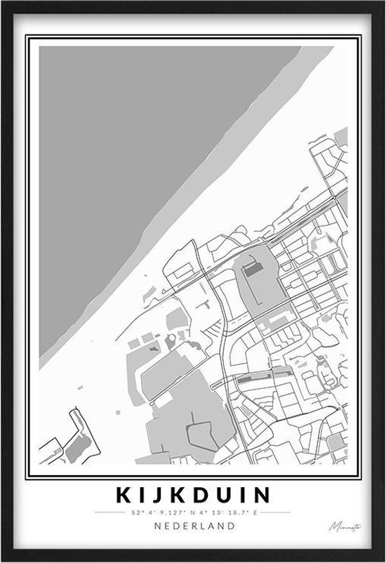 Poster Kijkduin A3 30 X 40 Cm Inclusief Lijst Zwart MDF Bol poster-kijkduin-a3-30-x-40-cm-inclusief-lijst-zwart-mdf-bol
