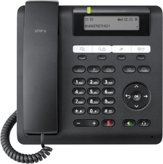 Unify OpenScape Desk Phone CP205 IP telefoon Zwart | bol.com