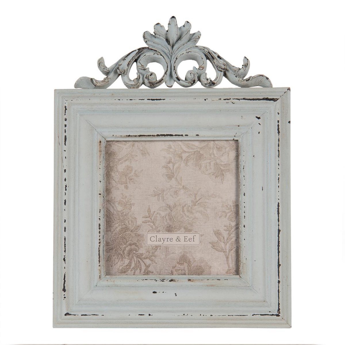 Clayre & Eef Fotolijst 10x10 cm Groen MDF Rechthoek Fotokader ...