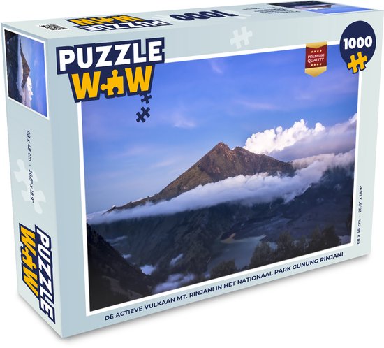 Puzzle Parc national de Gunung Rinjani 1000 pièces - Le volcan actif Mt ...