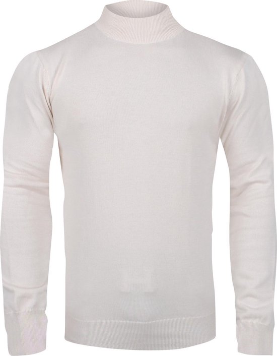 Ferlucci – Exclusieve Heren Trui met Turtleneck Col - Wit | bol