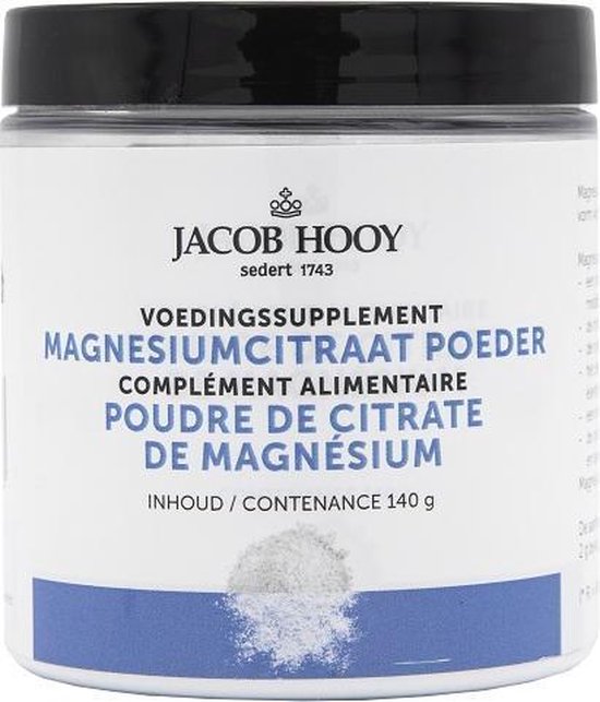 Jacob Hooy Magnesiumcitraat poeder (140g) | bol.com