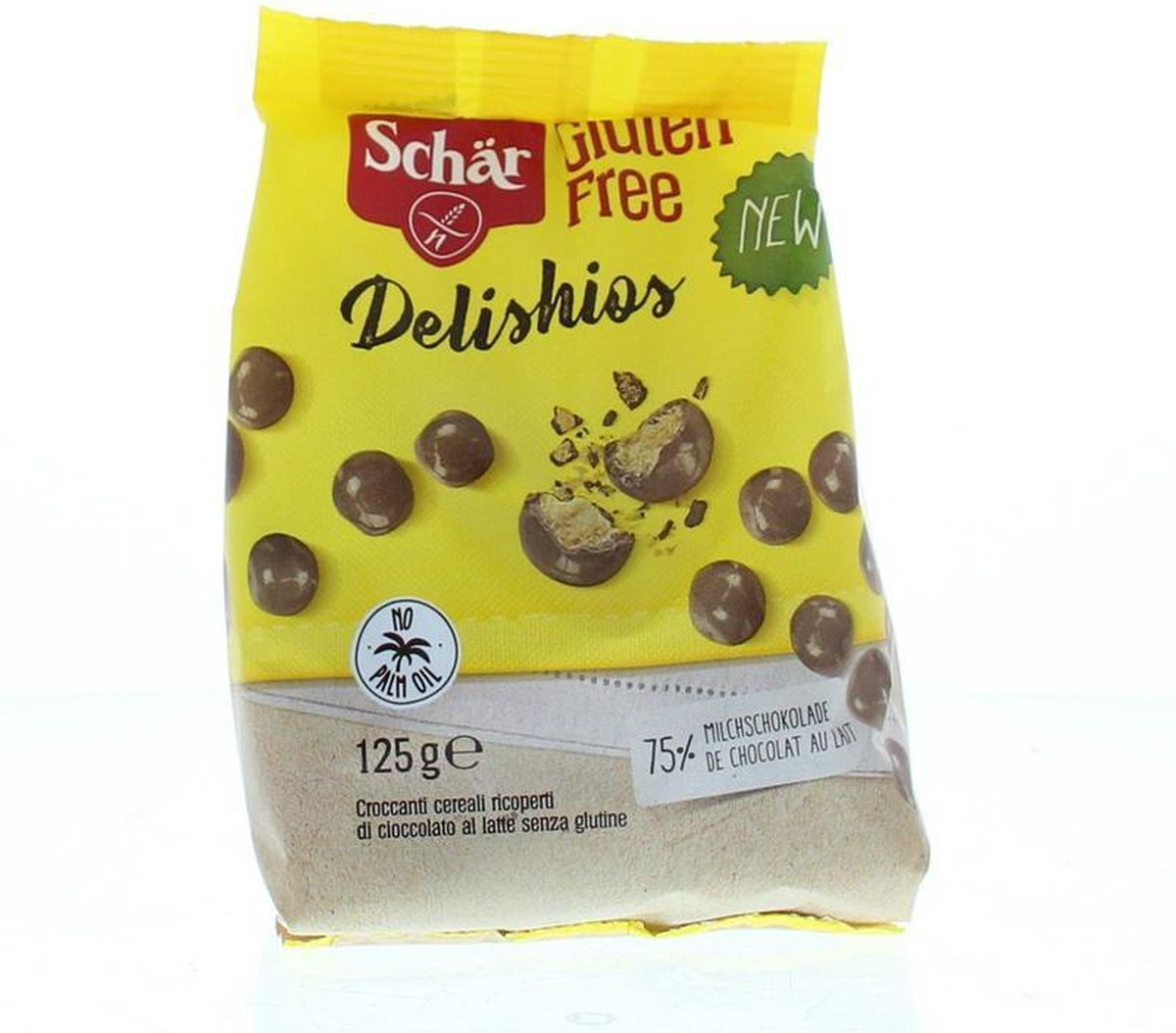 Dr. Schär Delishios krokante chocoladebolletjes (125g) | bol.com
