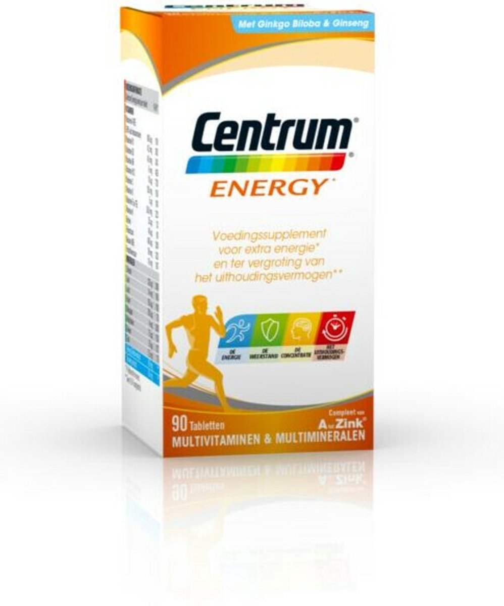 Centrum energy advanced - 90 Tabletten - Multivitaminen | bol.com