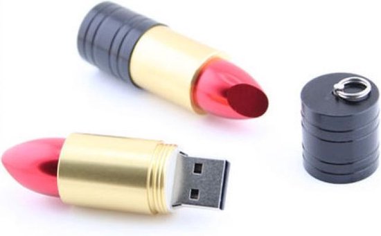 Lipstick lippenstift usb stick 32GB - metaal | bol