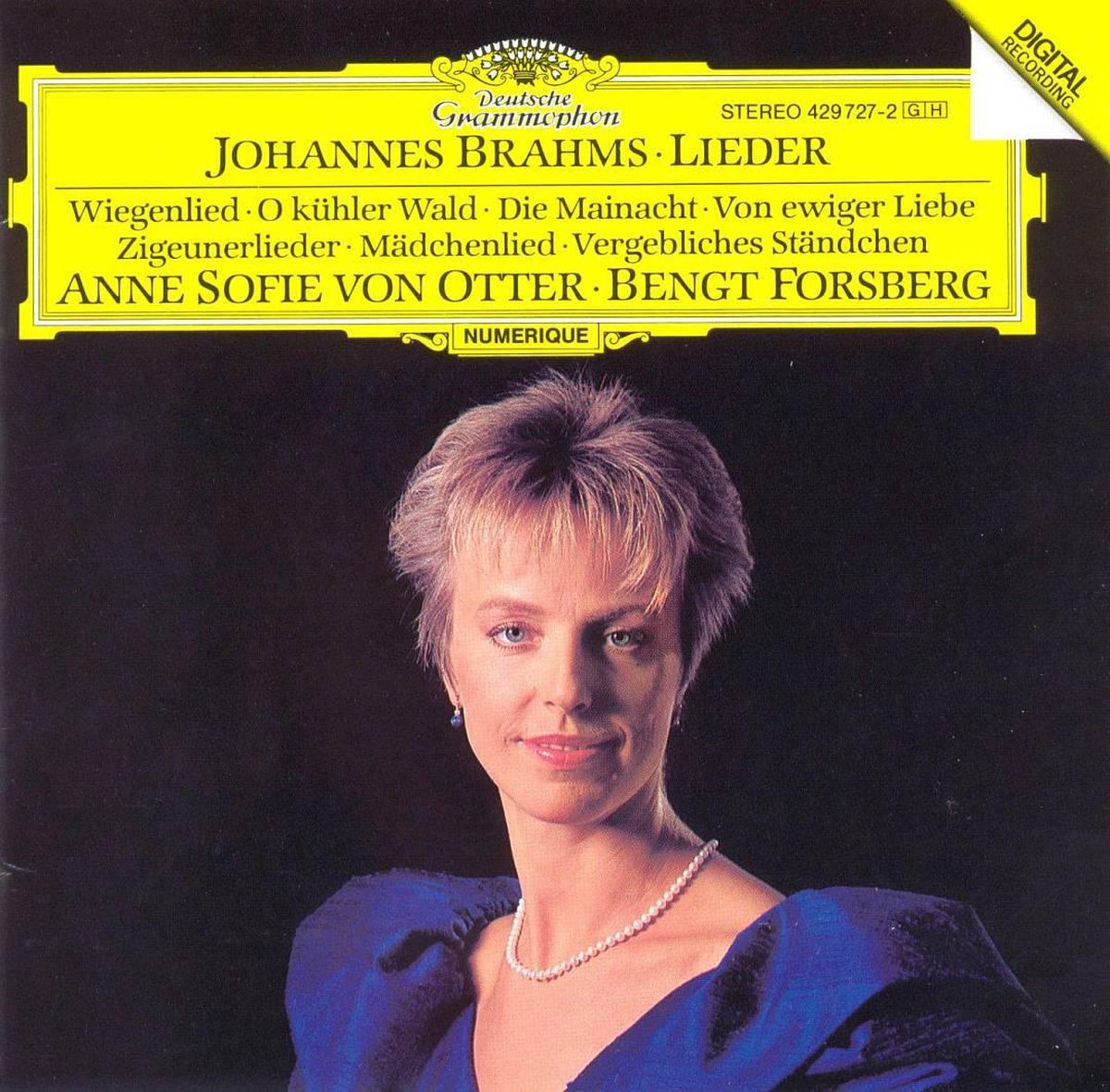 Brahms: Lieder / Anne Sofie von Otter, Bendt Forsberg, Anne Sophie von Otter Bengt... | bol.com