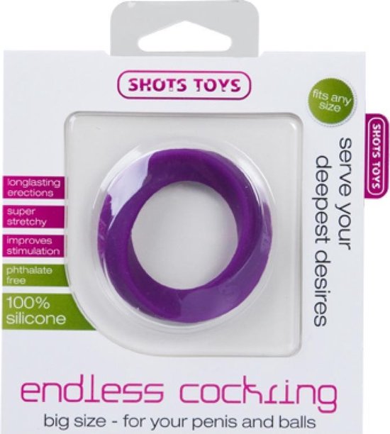 Endless Cockring - Big - Purple | bol.com