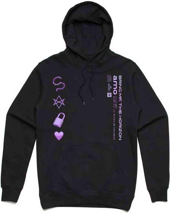 Bring Me The Horizon Hoodie/trui -M- Amo Symbols Zwart | bol.com
