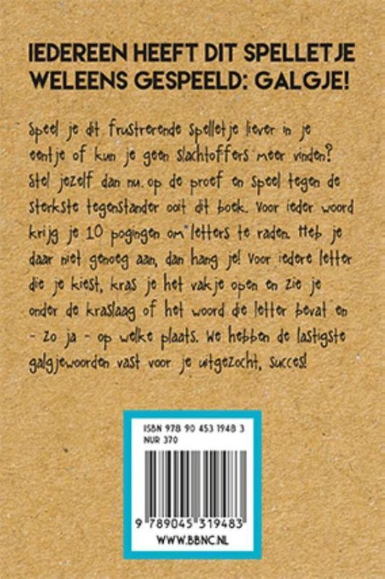 Galgje | 9789045319483 | Boeken | bol