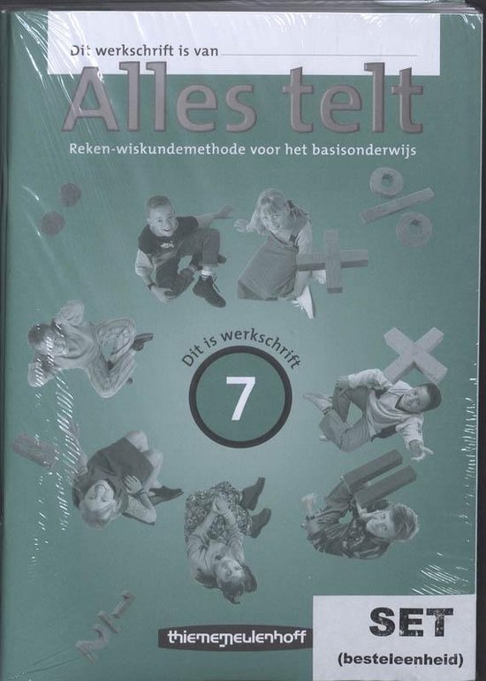 Alles telt (set a 5 ex) 7 Werkschrift | 9789006630527 | Boeken | bol.com