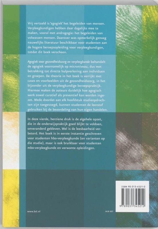 Agogiek voor gezondheidszorg en verpleegkunde | 9789031345212 | A F ...
