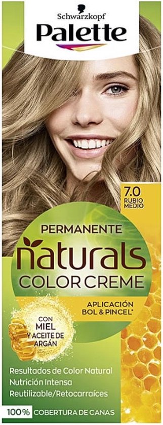 Palette Palette Natural Tinte #7.0-rubio Medio 1 U | bol.com