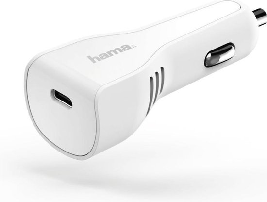 Hama Auto-oplader USB Type-C-poort Power Delivery (PD) 3A Wit | bol.com