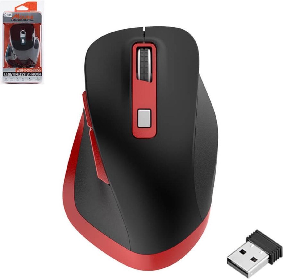 2.4Ghz draadloze optische muis 2400dBi hoogwaardige muizen USB voor PC ...