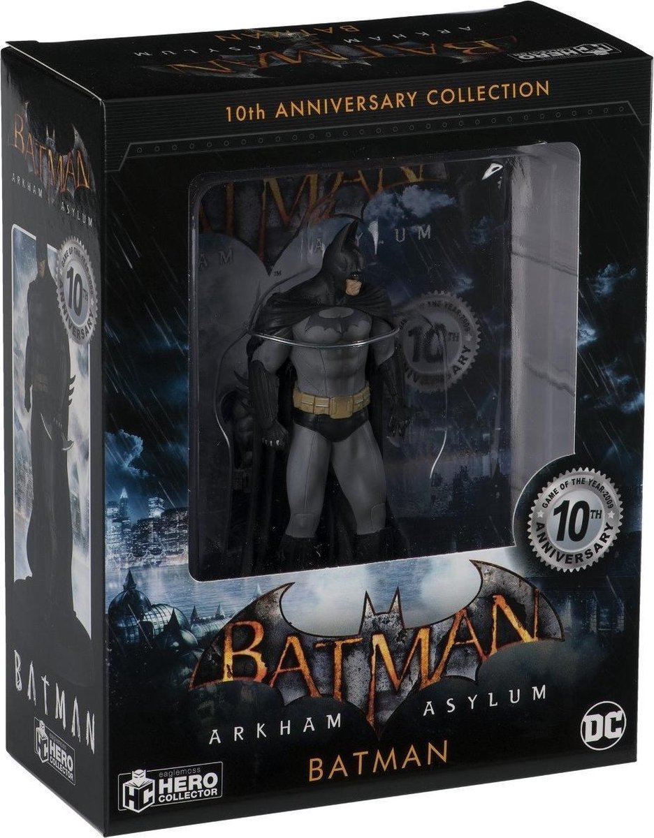 DC Comics Batman Arkham Asylum Statue de Batman a l echelle 1 16 bol