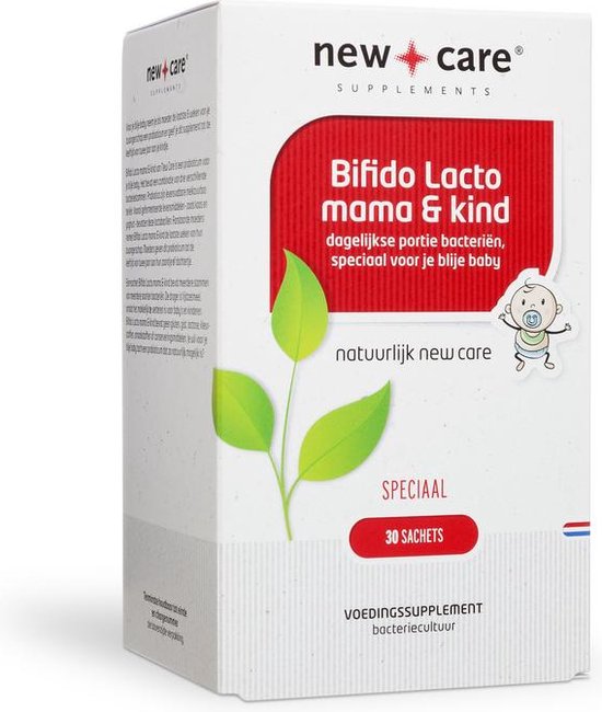 New Care Bifido Lacto mama & kind probiotica vegetarisch - 30 sachets ...