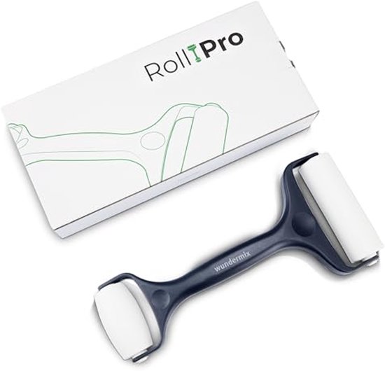 Deegroller met 2 Rollen - Antikleef Deegroller voor Perfect Uitrollen ...