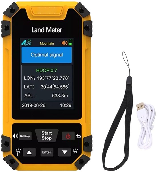 Professional Portable Land Surface Meter with 2.4 Inch Color Display ...