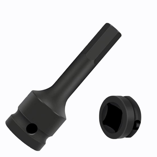 Set van 4 stks 1/2 "Drive H4 H6 H8 H10 (4mm 6mm 8mm 10mm) Impact Hex ...
