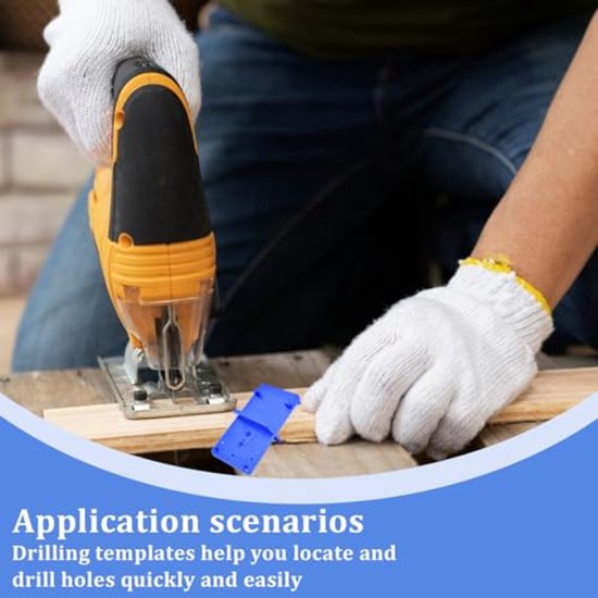 2-delige Houtbewerking Template - Boorgat Mallen voor Scharnieren ...