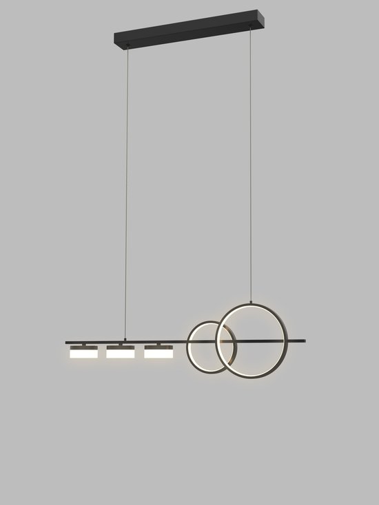 MESSINA Hanglamp - Moderne twee-lichts 5-lichts LED-lamp, 150cm | bol