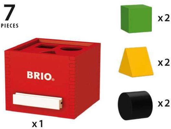 Houten Sortier-Box voor Peuters - Speelgoed voor Vorm- en ...