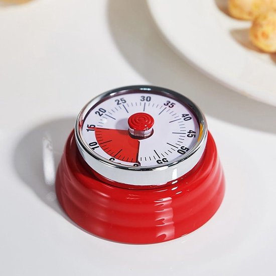 Mechanische eierwekker met magnetische voet voor keukengebruik ...