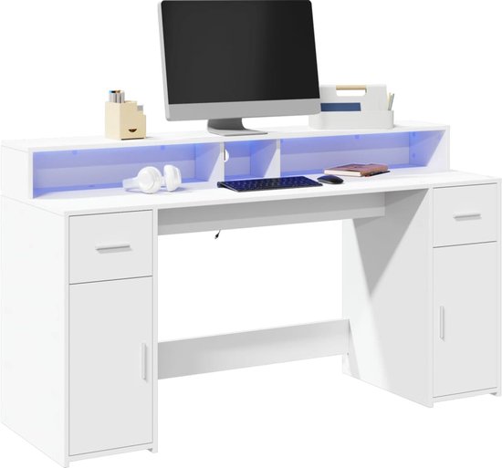 Laptoptablet bureau – werktafel – computertafel – gametafel – houten ...