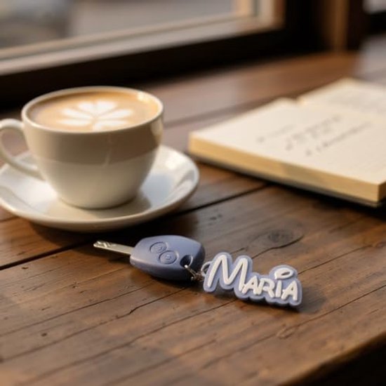 Gepersonaliseerde sleutelhanger - Naam en merken - Uniek cadeau | bol