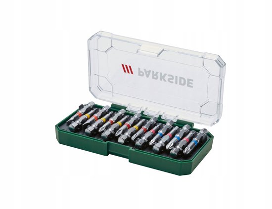 Parkside Bitset 15 Delig - 50mm - Inclusief koffer | bol