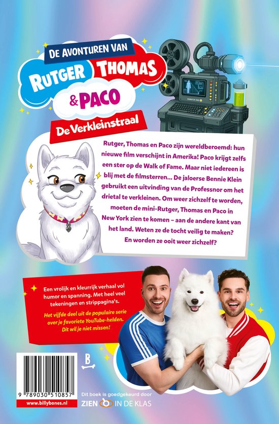 De avonturen van Rutger, Thomas en Paco 5 - De Verkleinstraal, Rutger Vink |... | bol